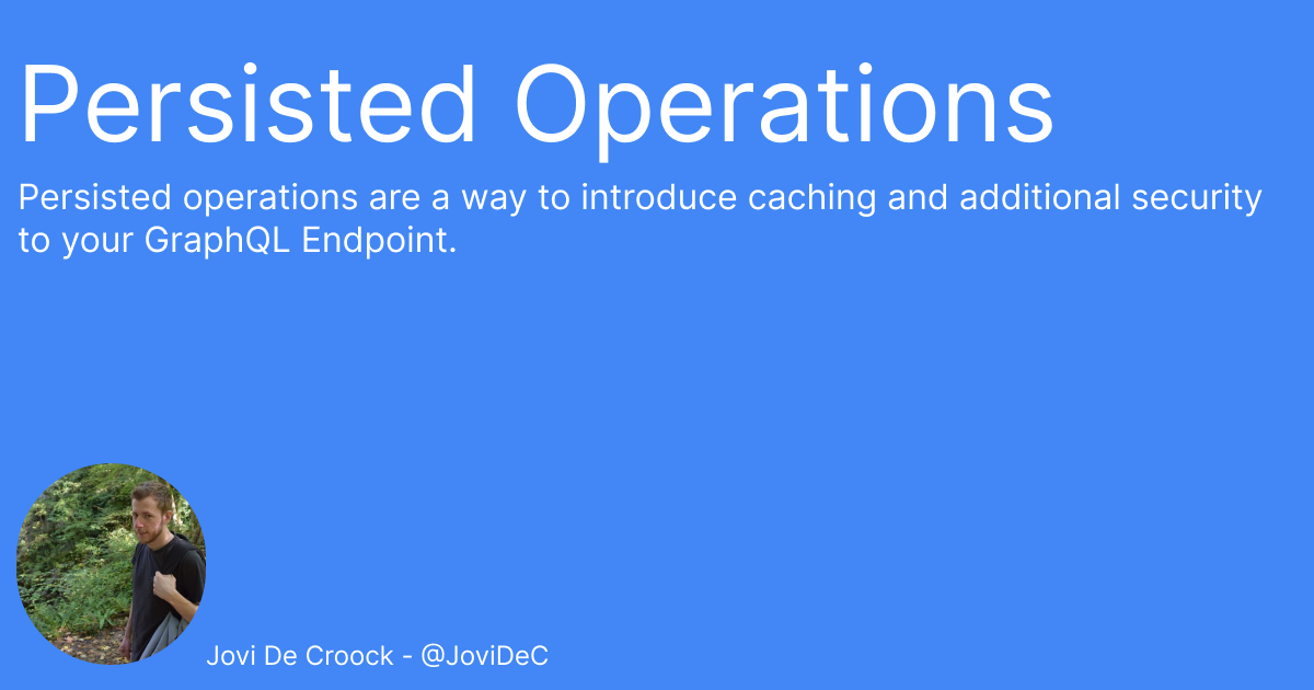 Graphql Persisted Operations 0946
